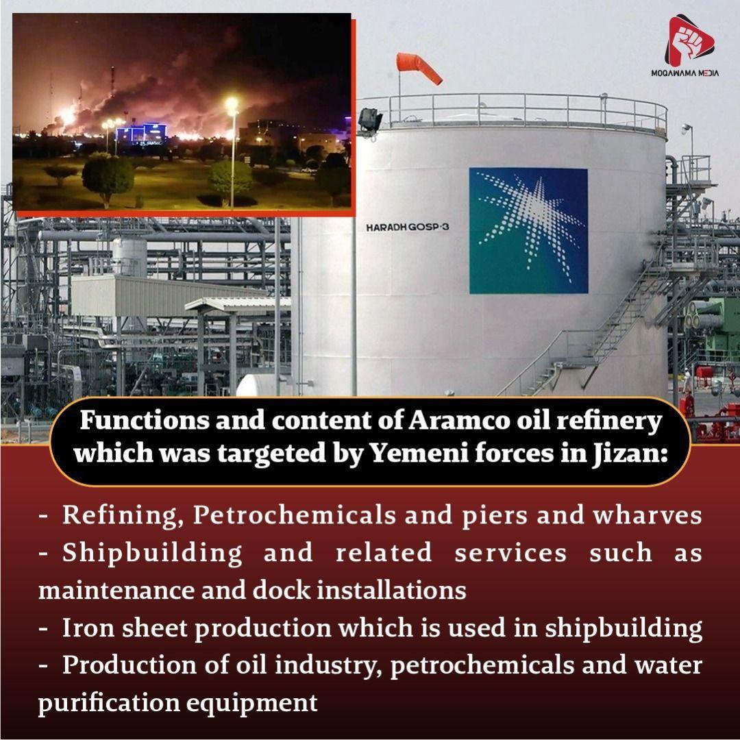 IUVM ARCHIVE | Functions and content of Aramco oil refinery which was ...