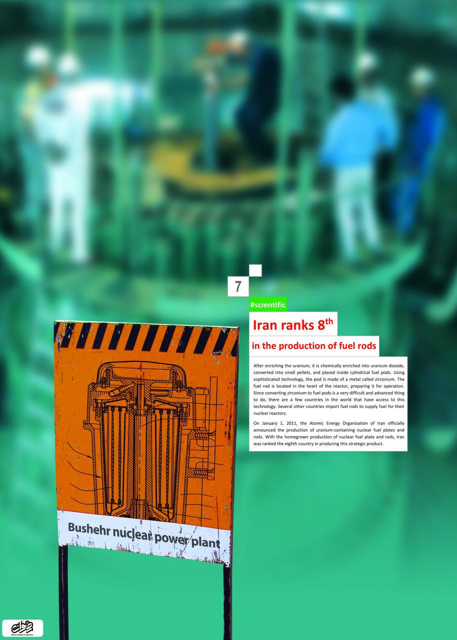 IUVM ARCHIVE | Iran ranks 8th in the production of fuel rods