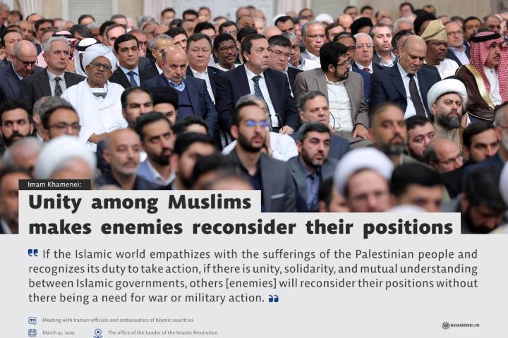 IUVM ARCHIVE | Unity among Muslims makes enemies reconsider their positions